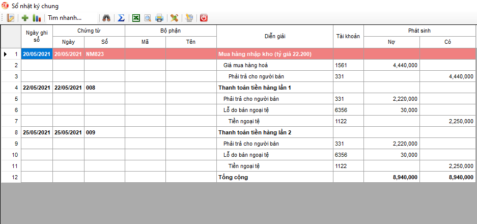 3TSoft - Hướng dẫn theo dõi chênh lệch tỷ giá (Phần IV) - Phần mềm kế ...